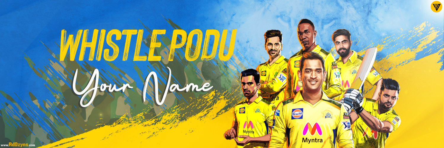 IPL2021 Chennai Super Kings Font Generator